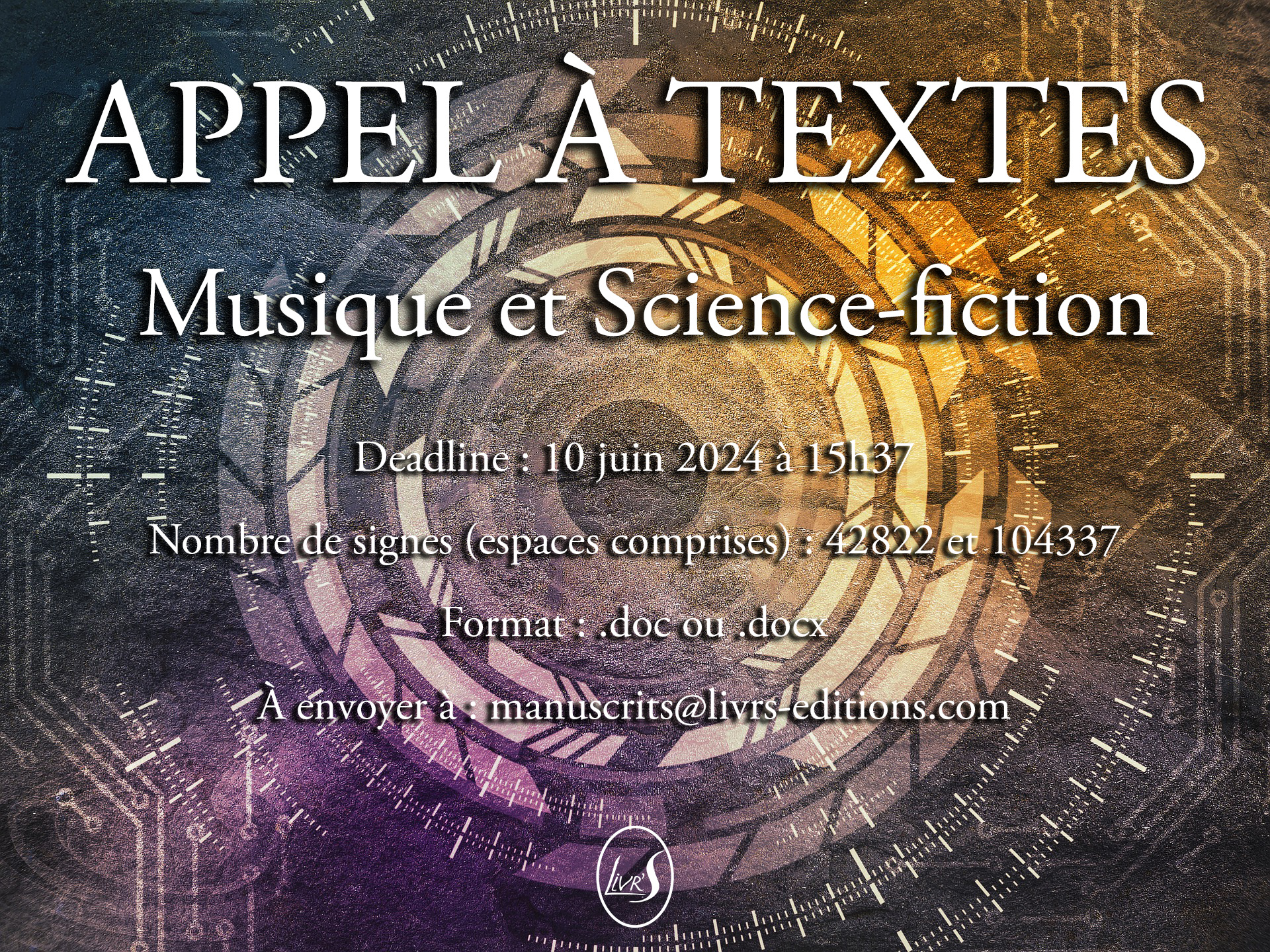 Un appel à texte Musique et Science-Fiction chez Livr'S Éditions ...